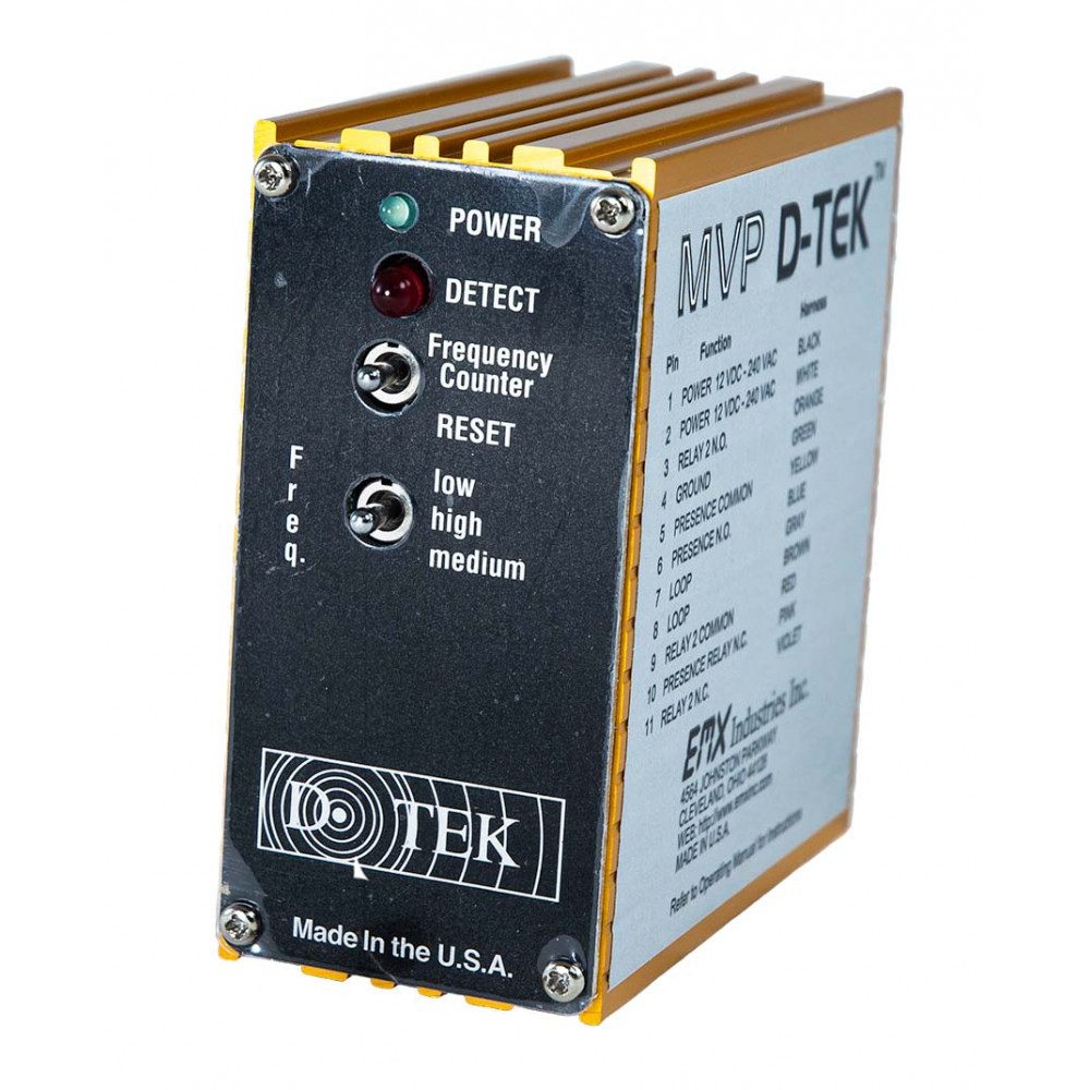 EMX MVP D-TEK Multi-Voltage Vehicle Loop Detector, 12 to 220 VAC/DC ...