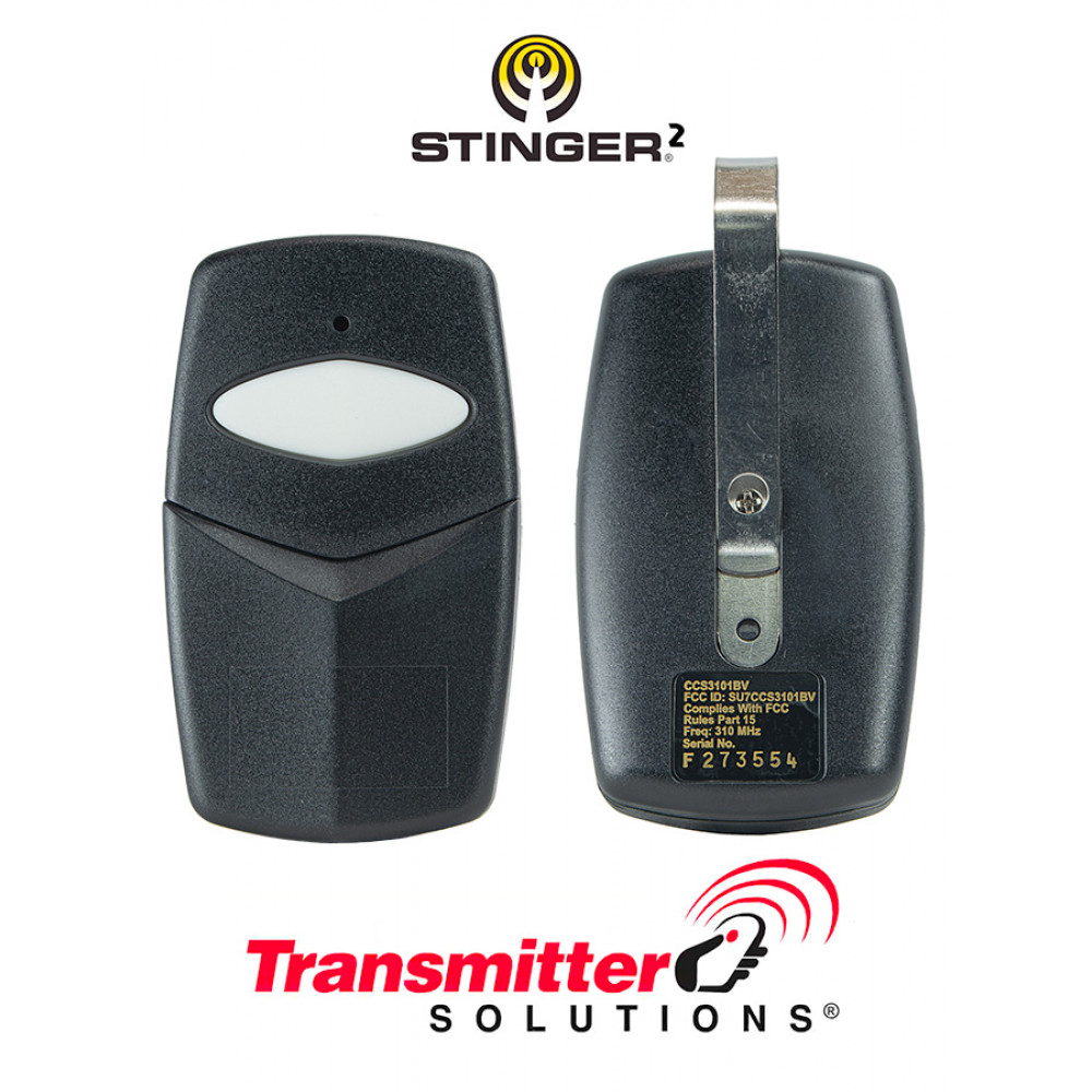 Transmitter Solutions 310LID21V Stinger 2 Single Button Transmitter ...